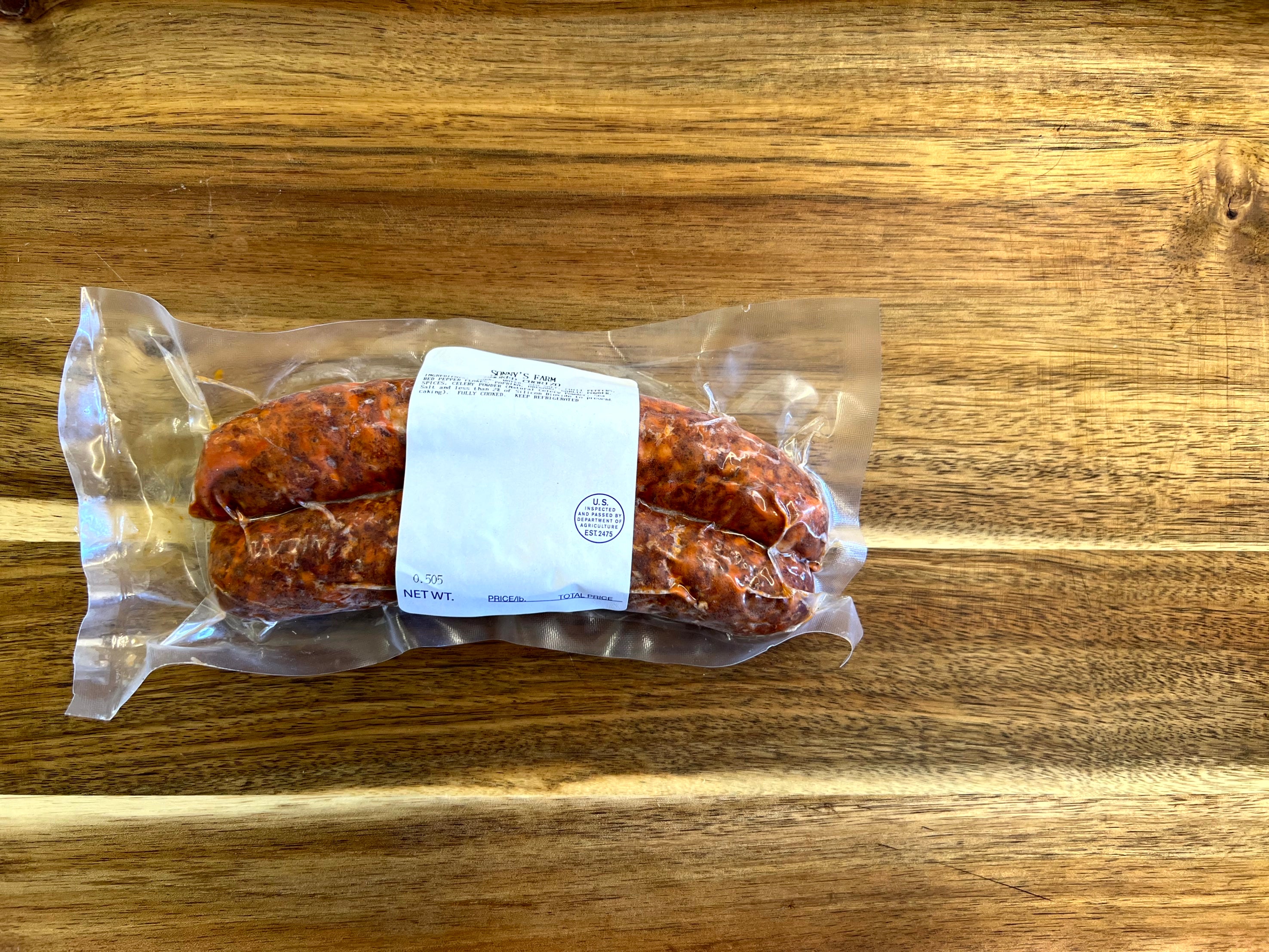 Chorizo Sausages – Sonny's Farm